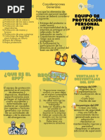 Triptico Uso de Epp | PDF | Guante | Contaminación