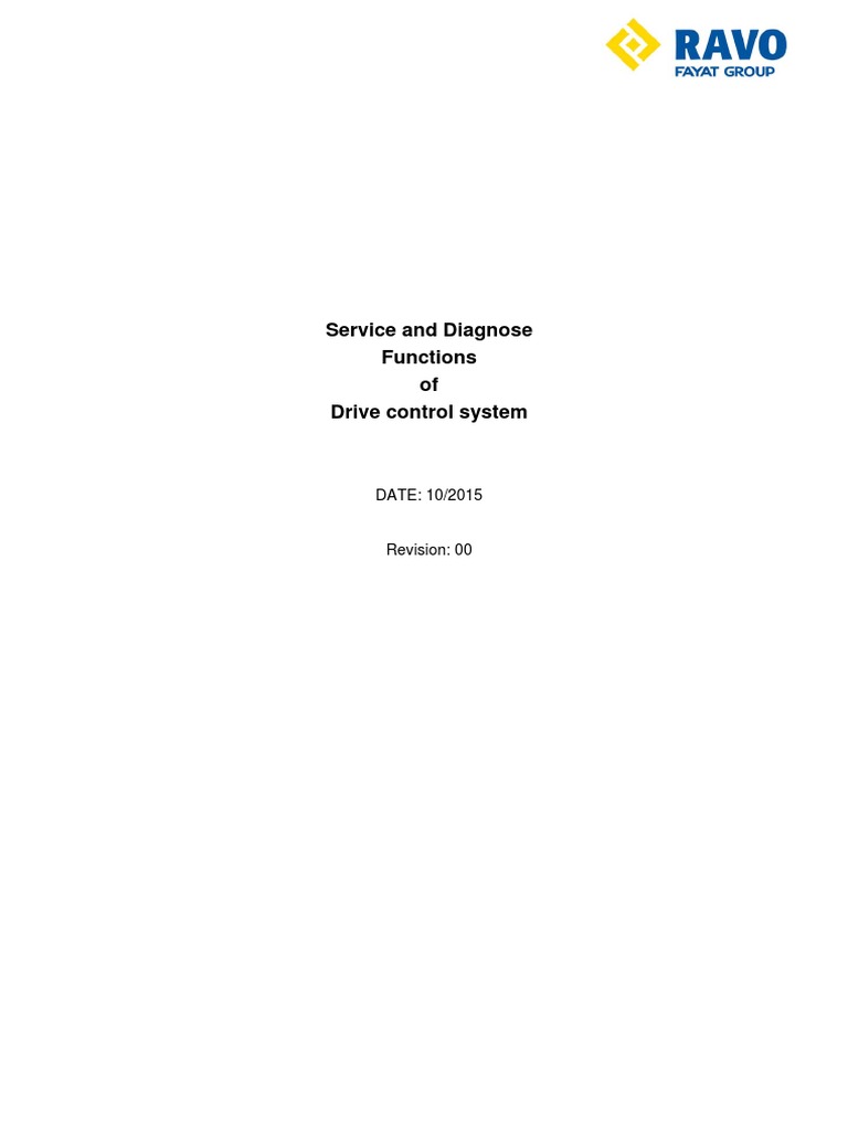 Service Diagnose R5-iSeries Drive Control-Rev0 | PDF | Computer File ...