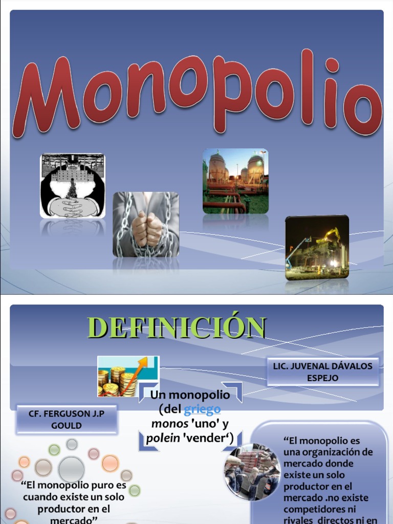 Monopolio 2022 | PDF | Monopolio | Mercado (economía)