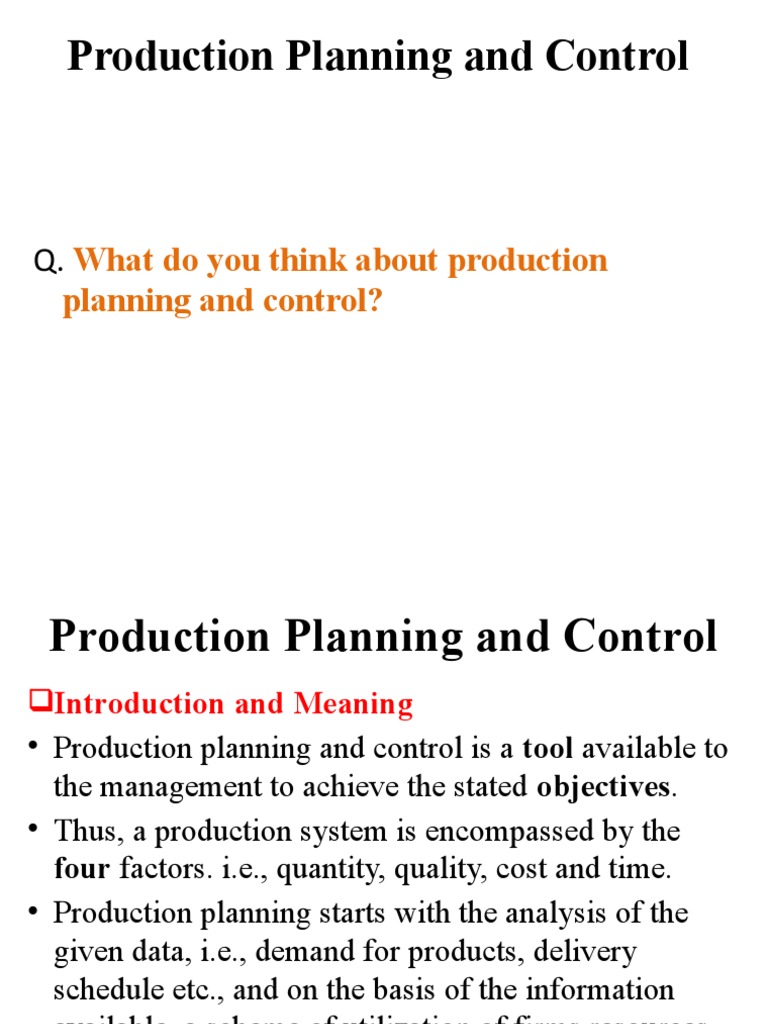 CH-2 Production Planning and Control | PDF | Scheduling (Production Processes) | Linear Programming