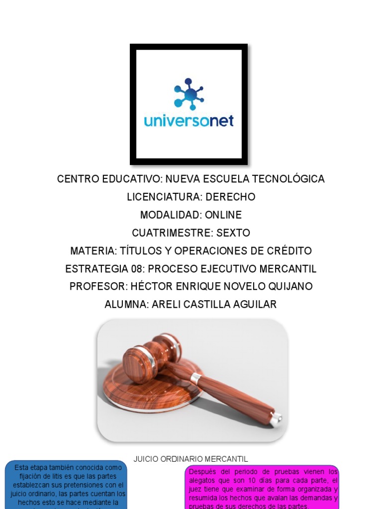 Proceso Ejecutivo Mercantil | PDF | Justicia | Crimen y violencia
