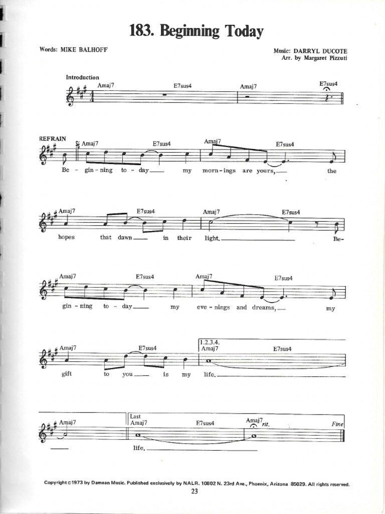 Beginning Today | PDF