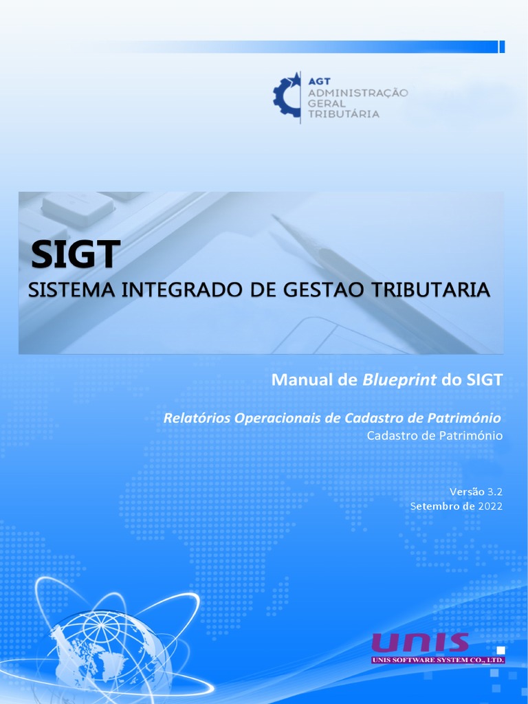 SIGT - Blueprint Relatórios de Património v3.2 | PDF