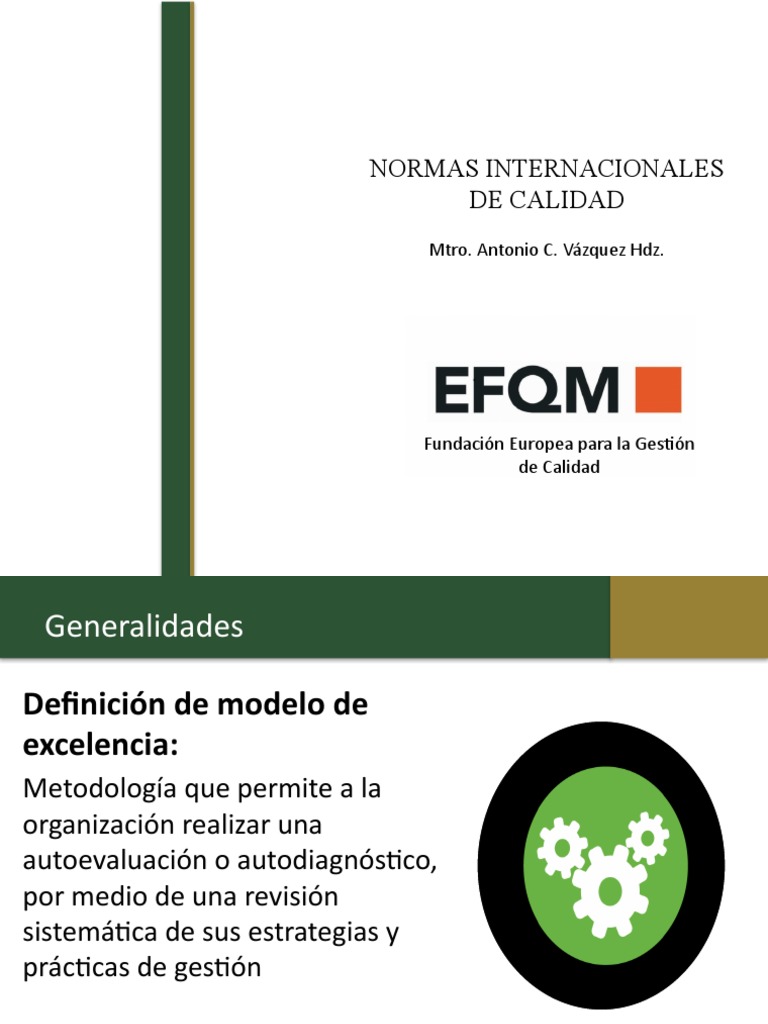 10-Modelo Efqm de Calidad | PDF | Calidad (comercial) | Business