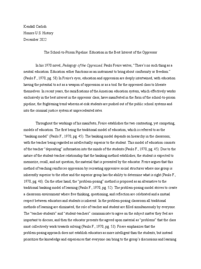 Honors History Essay | PDF