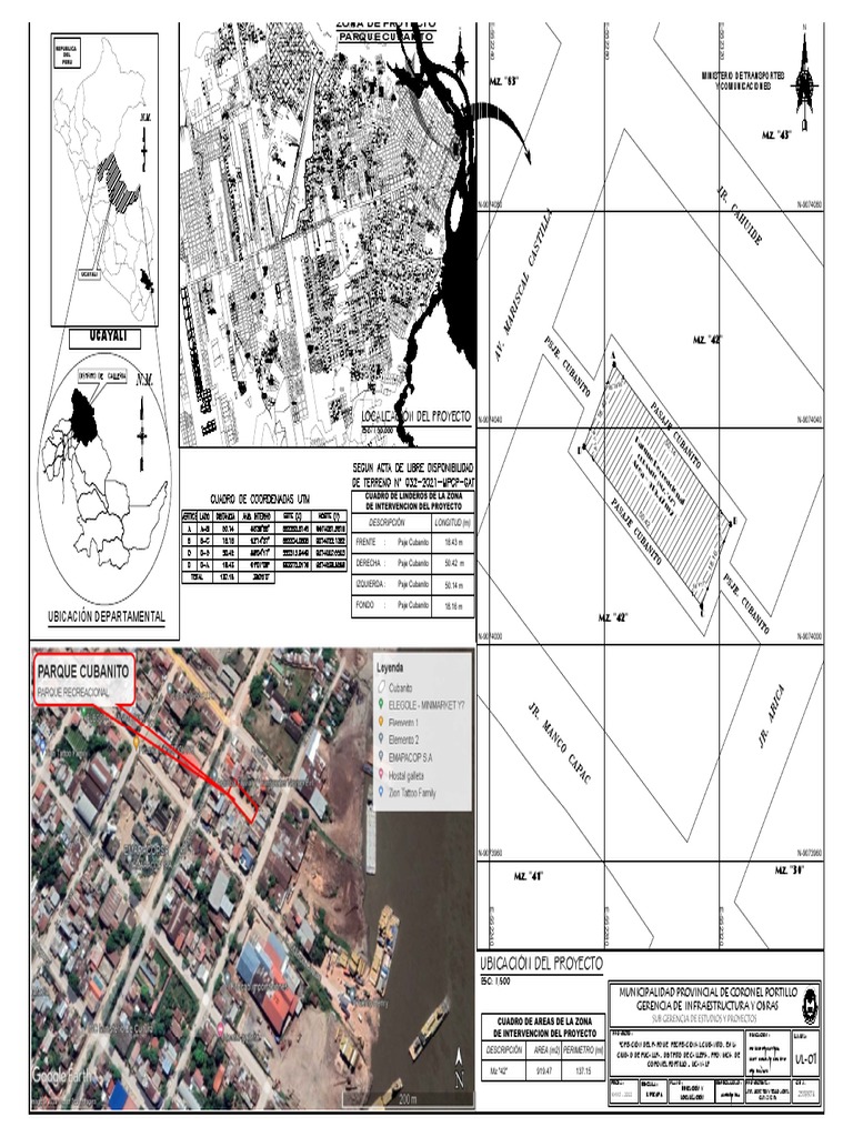 Plano de Ubicacion y Localizacion P.C. (UL-01) - A2 - UL | PDF