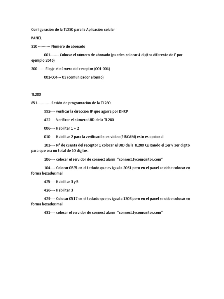 Configuración de La TL280 y TL20803G para La Aplicación Celular | PDF ...