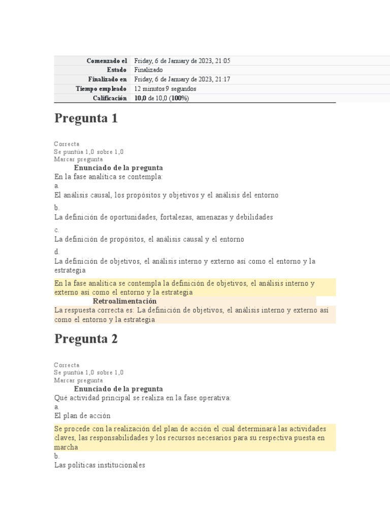 Evaluacion 2 - Unidad 1 Gestión Riesgo | PDF