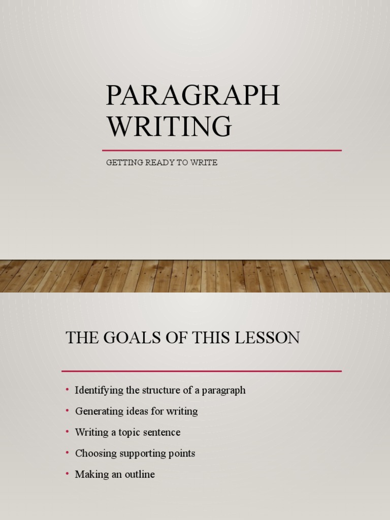 Pararaph Parts | PDF | Brainstorming | Paragraph