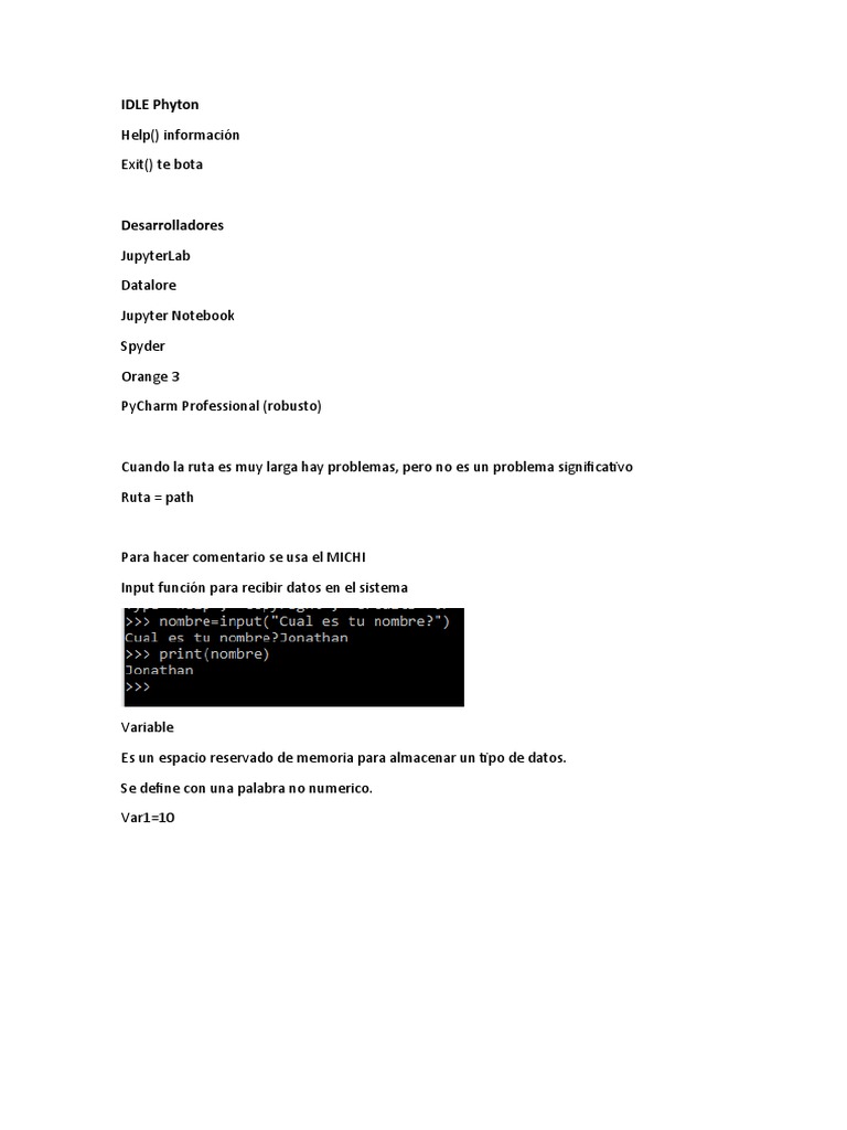 Idle Phyton Pdf