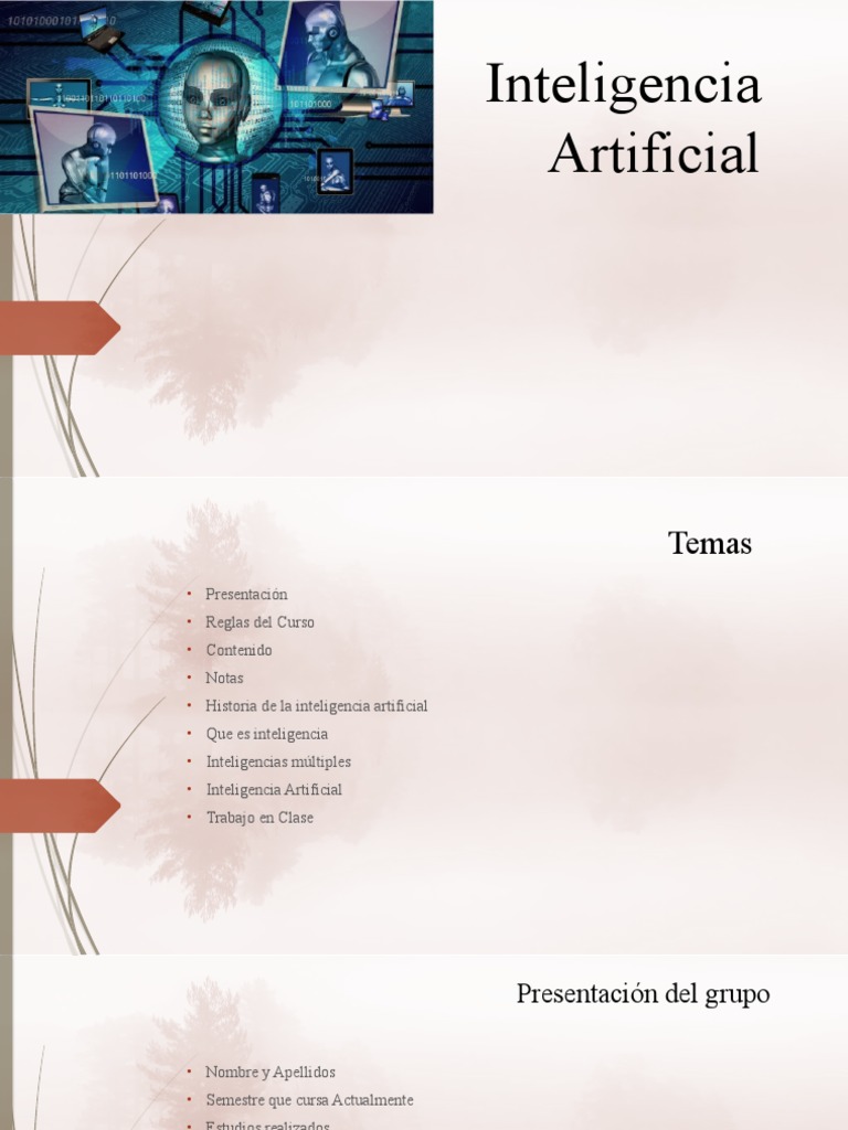 Sesion 1 | PDF | Inteligencia artificial | Inteligencia (IA) y semántica