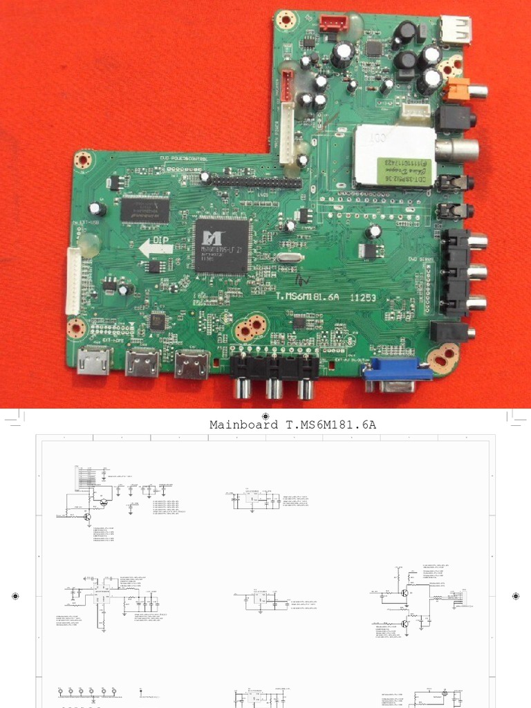 Mainboard T.MS6M181.6A Overview | PDF | Chess Theory | Chess