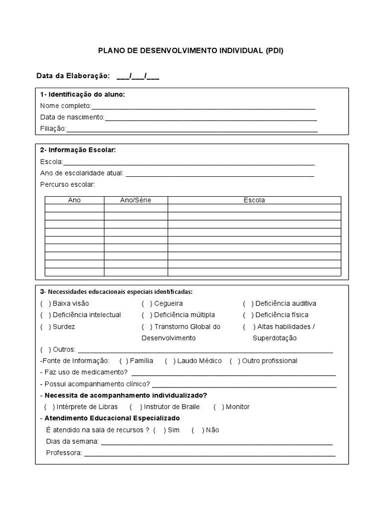 PDI Orientações | PDF