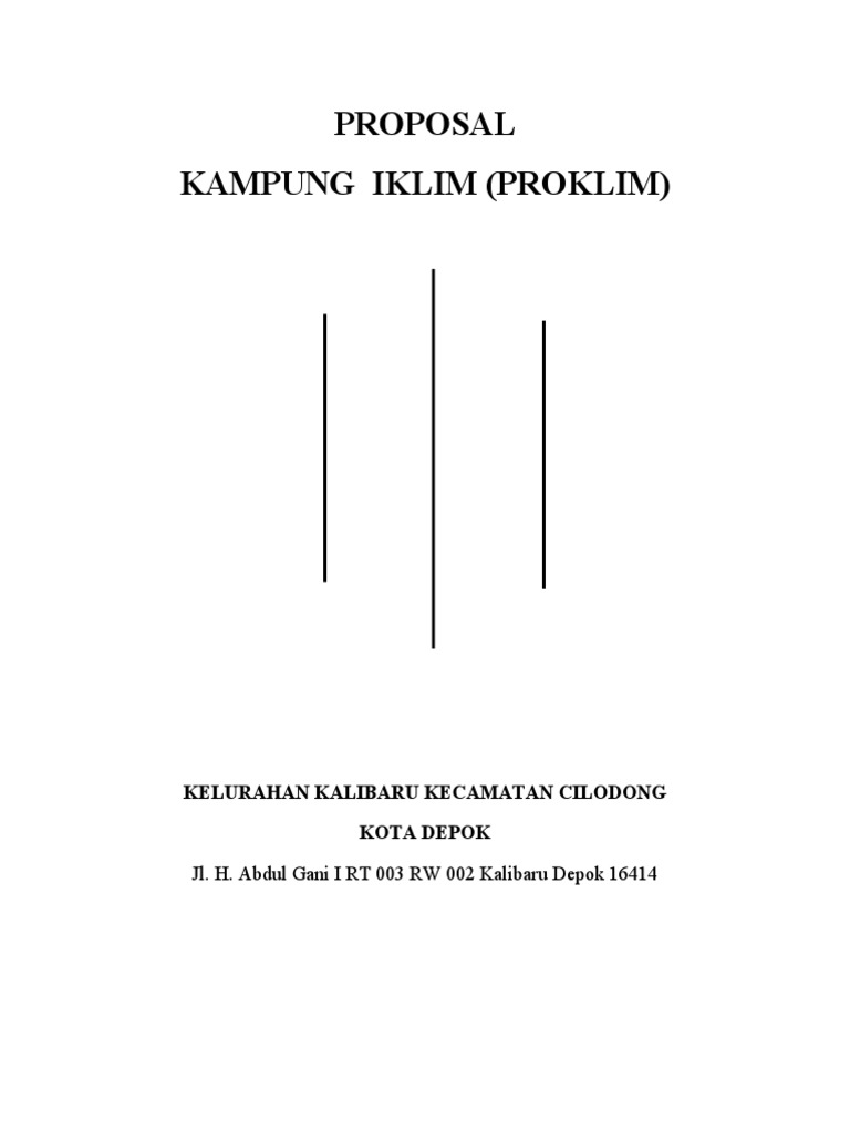 Kampung Iklim (Proklim) | PDF