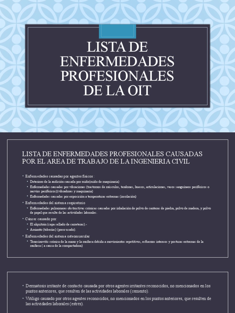 Lista de Enfermedades | PDF