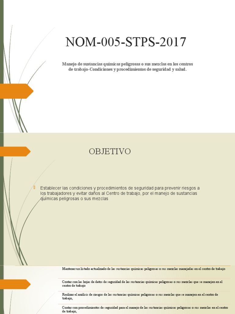 Nom 005 Stps | PDF | La seguridad