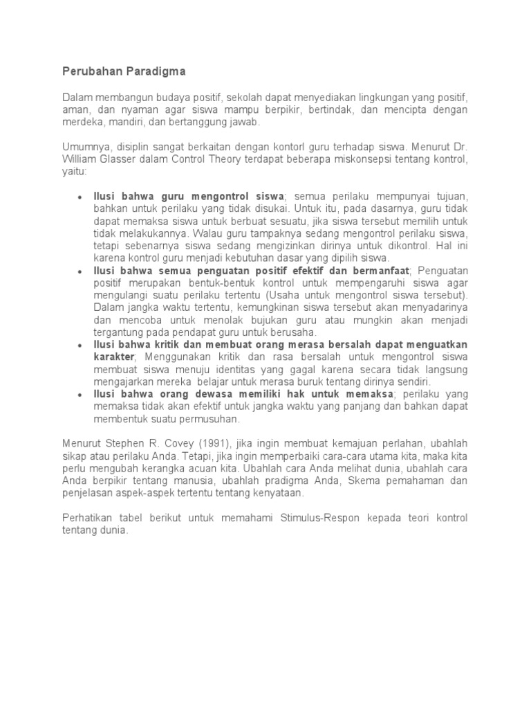 1.4 Perubahan Paradigma | PDF