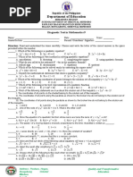 Math 6 Q2 Summative Test Pdf Subtraction Mathematical Objects