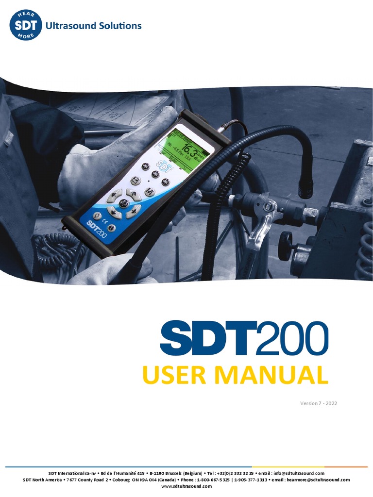 SDT200_User_Manual_EN | PDF | Battery Charger | Rechargeable Battery