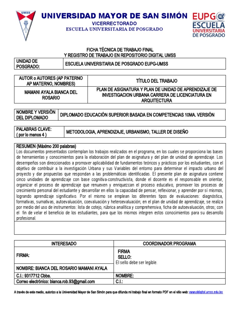 Bdrma - Ficha Tecnica - X Versión | PDF | Aprendizaje | Modificación de ...