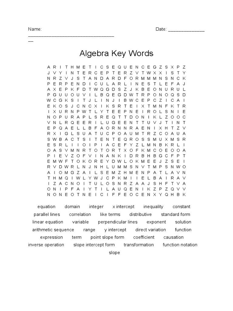 Algebra Key Words 16dd9f 61638ae5 | PDF | Mathematical Analysis ...