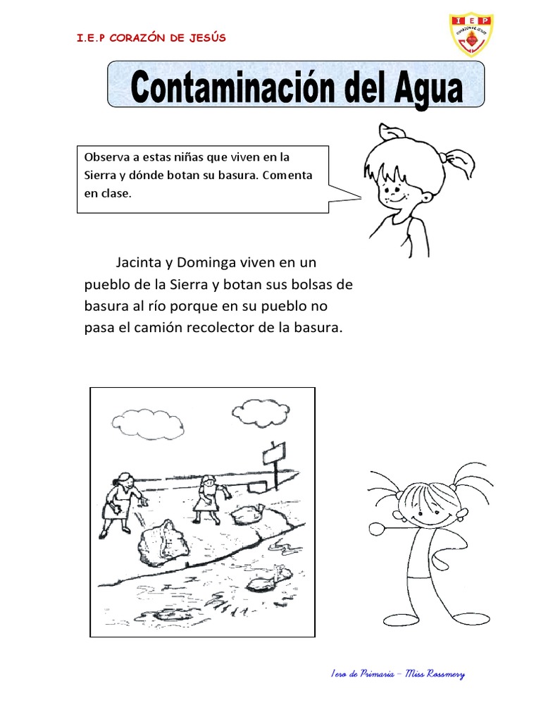 Actividades de Coloreo sobre Contaminación | PDF