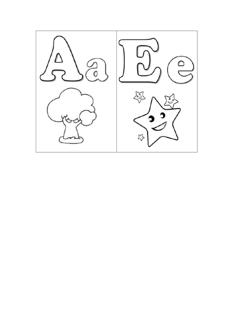 Vocales para Colorear | PDF