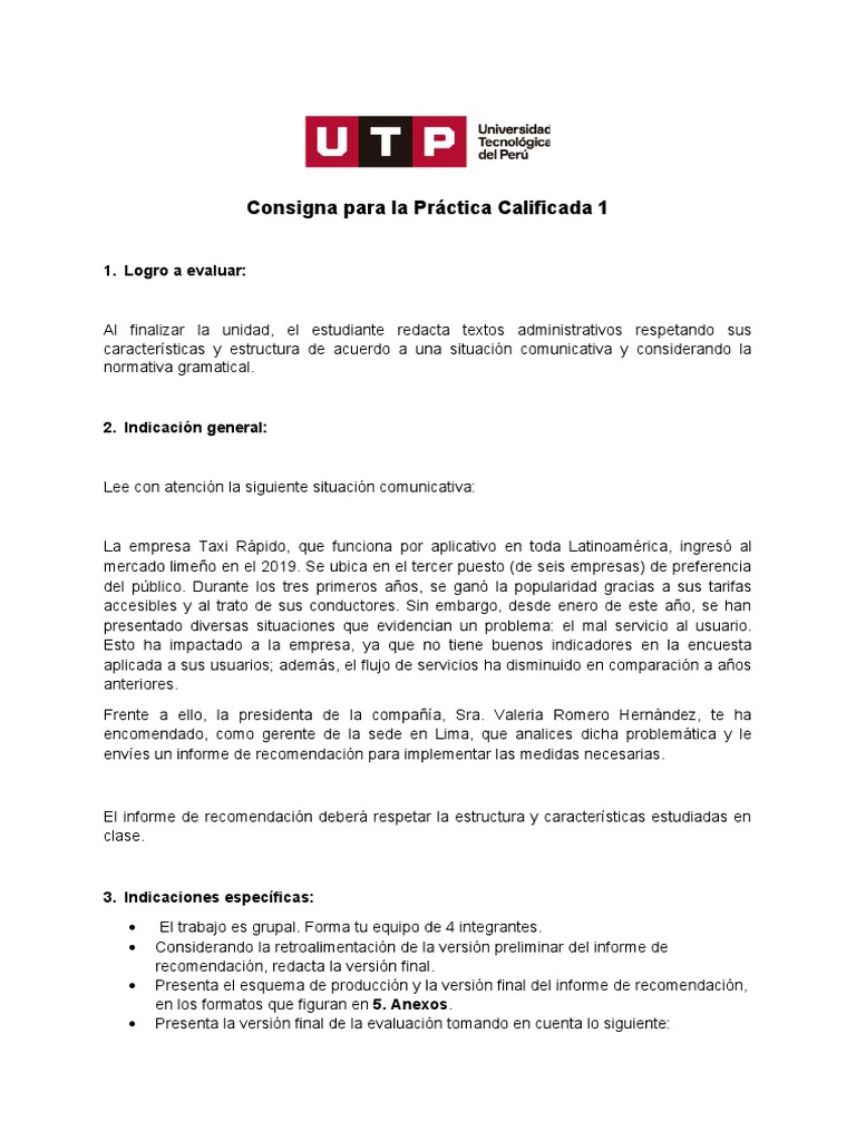 GC N04I ConsignaPC1 21C2A | PDF | Plagio | Disciplinas GC N04I ConsignaPC1 21C2A | PDF | Plagio | Disciplinas