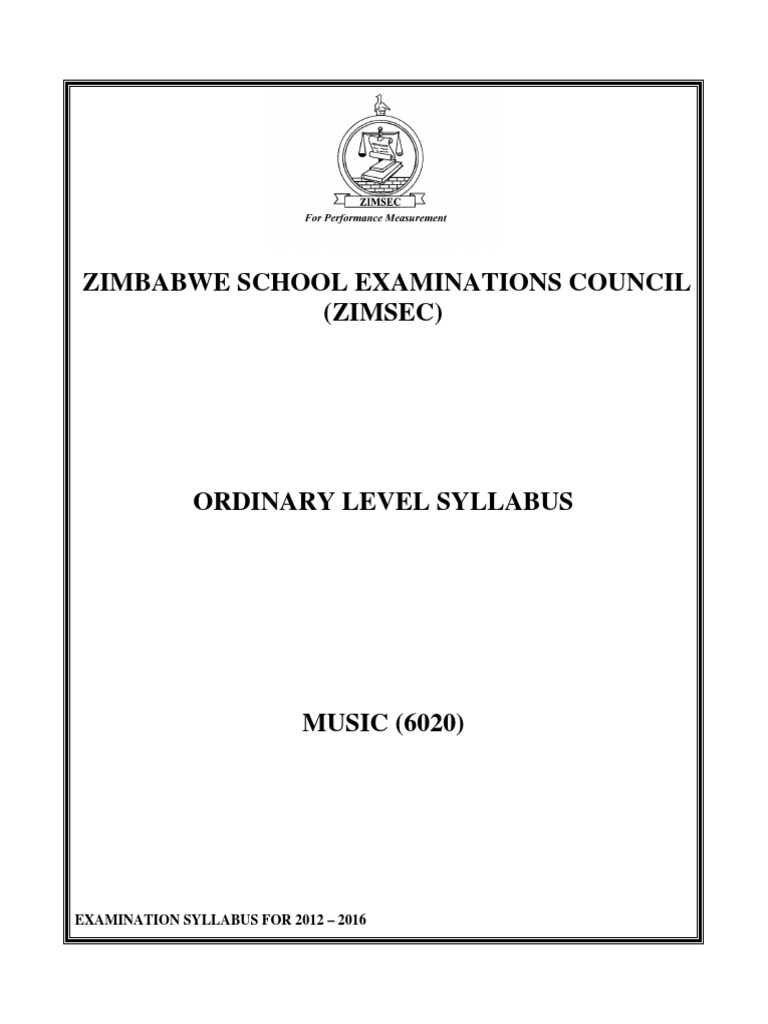 ZIMBABWE SCHOOL EXAMINATIONS COUNCIL (ZIMSEC) ORDINARY LEVEL (PDFDrive ...