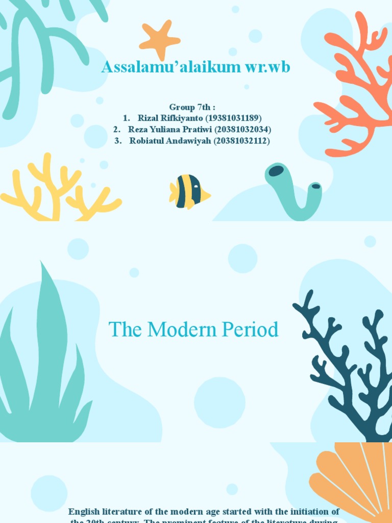 7 Group - The Modern Period | PDF | Modernism | Victorian Literature