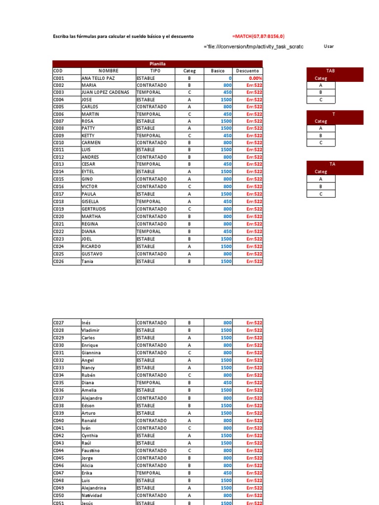 Funciones Avanzadas En Excel Pdf 7042