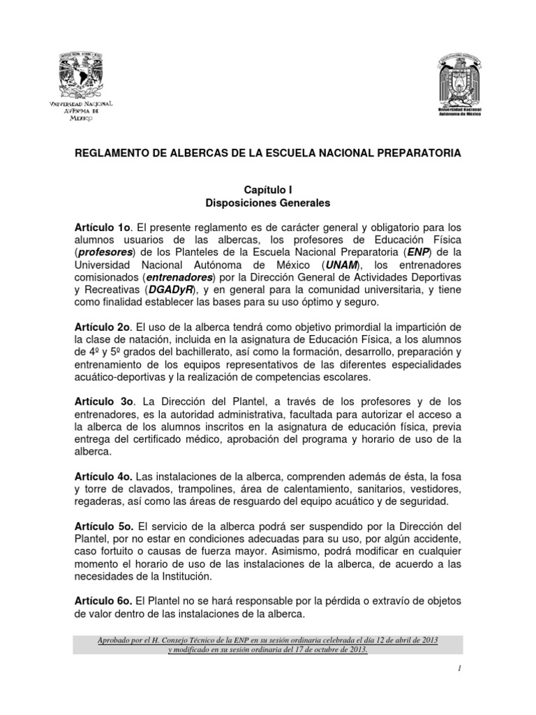 Regla Men To Alber Case NP | PDF | Nadando | Regulación