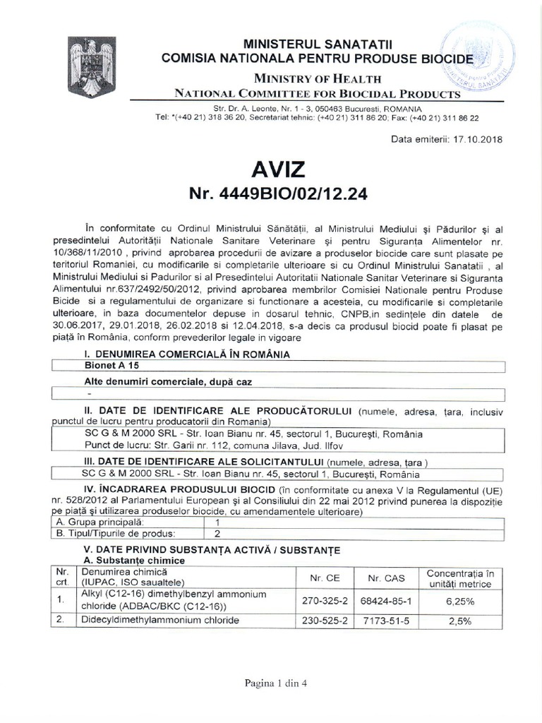 Aviz TP 2 - BIO A 15 | PDF