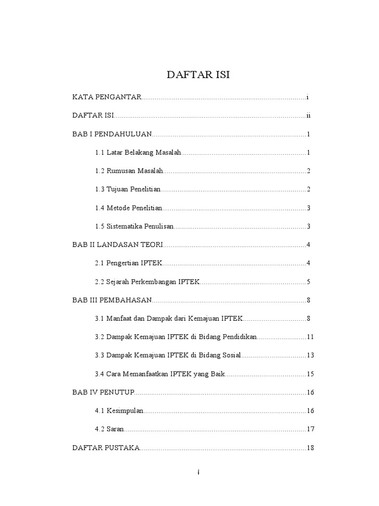Makalah Iptek | PDF
