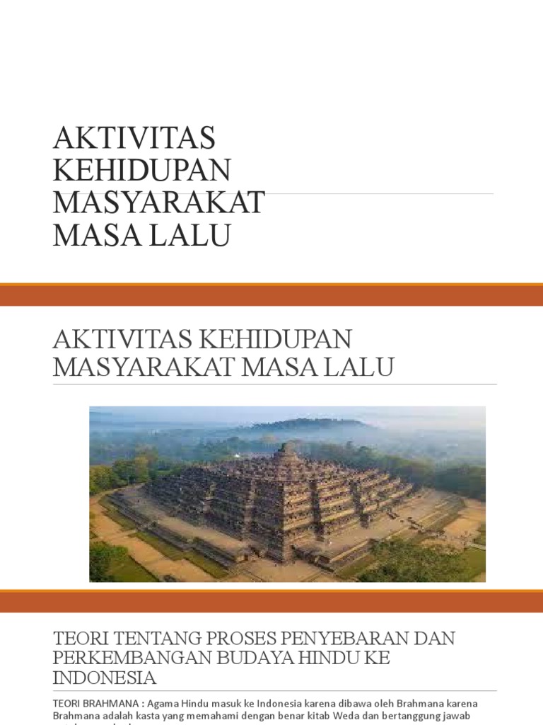 Aktivitas Kehidupan Masyarakat Masa Lalu | PDF