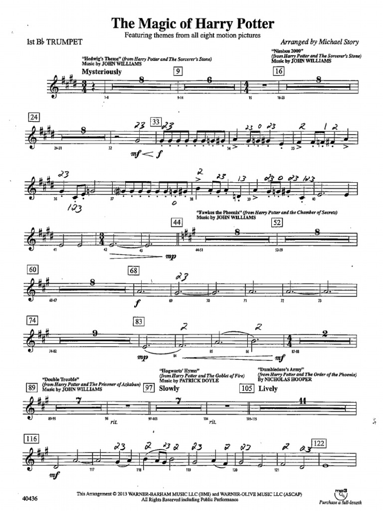 Brass - Magic of Harry Potter | PDF