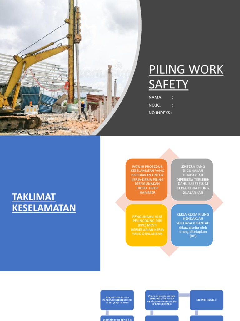 Piling Work Safety | PDF