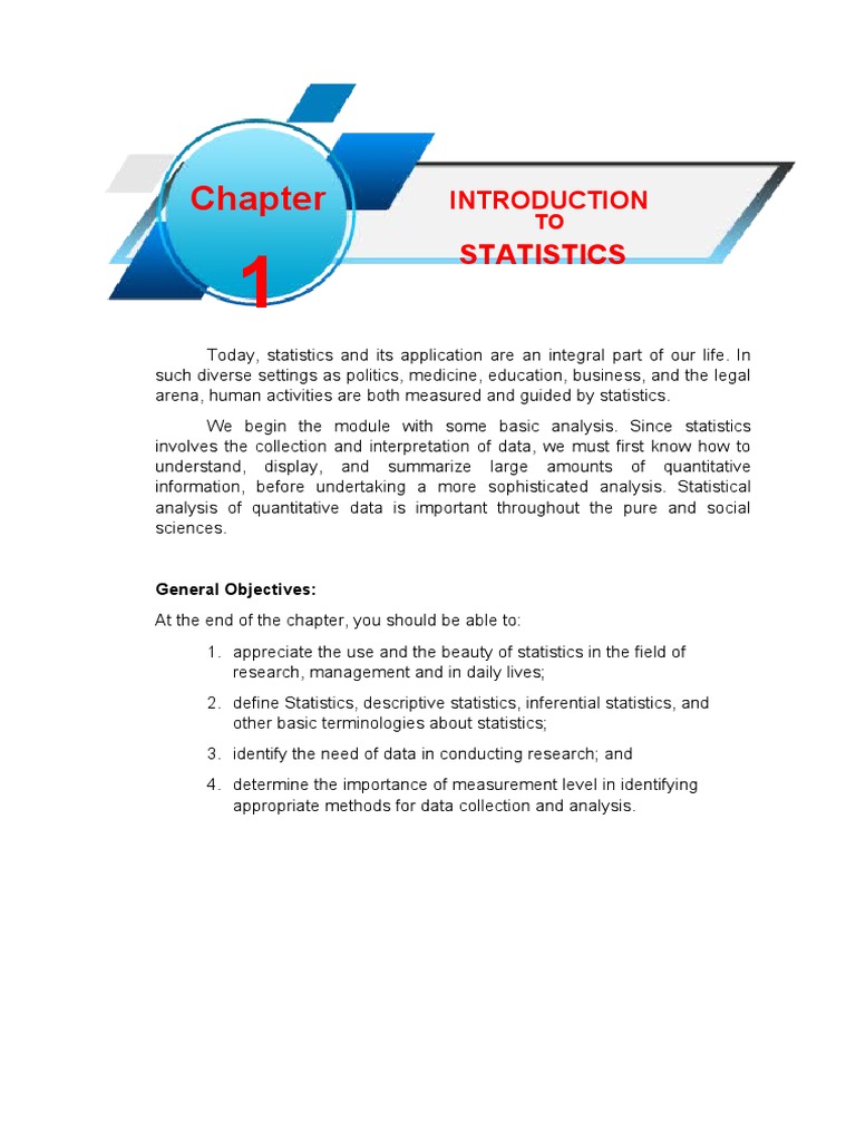 COMP 312 Chapter 1 | PDF | Statistics | Level Of Measurement