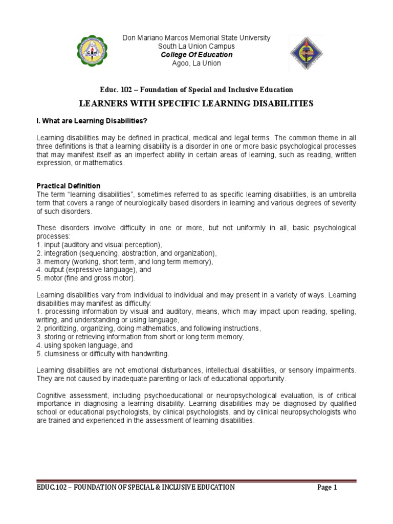 Educ.102 Lessonsactivties | PDF | Intellectual Giftedness | Learning Disability