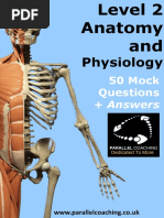 Level 3 Anatomy and Physiology 50 Mock Questions + Answers | PDF | Skeletal Muscle | Heart