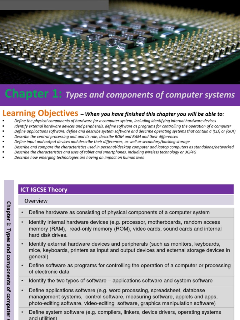1.01 Hardware and Software | PDF | Computer Hardware | Computer Data Storage