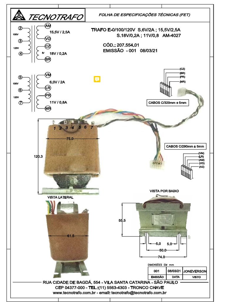 Yokogawa 2563 TECNOTRAFO | PDF