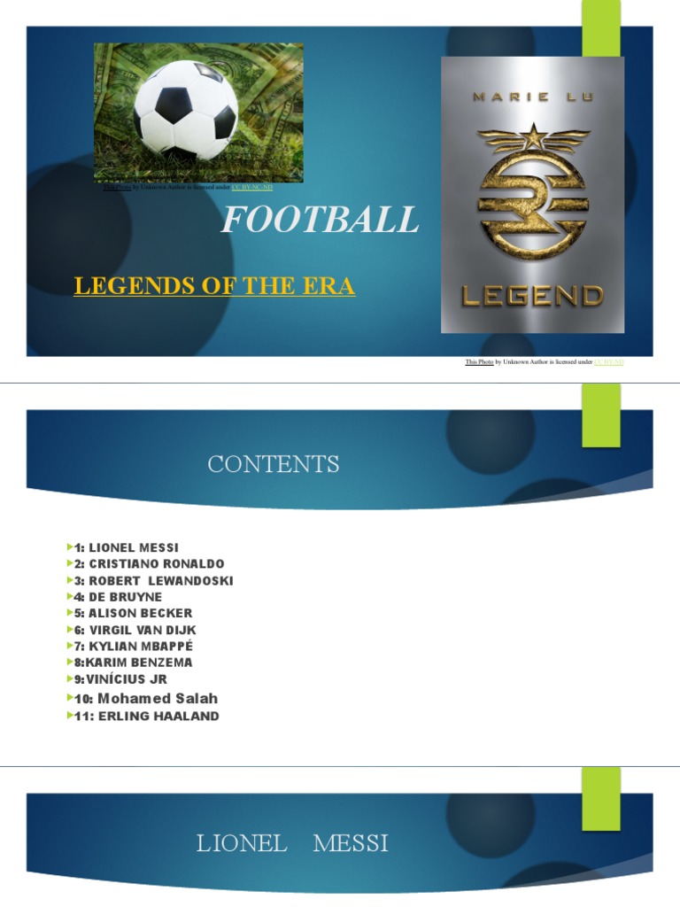 Football Legends | PDF | Forward (Association Football) | Lionel Messi