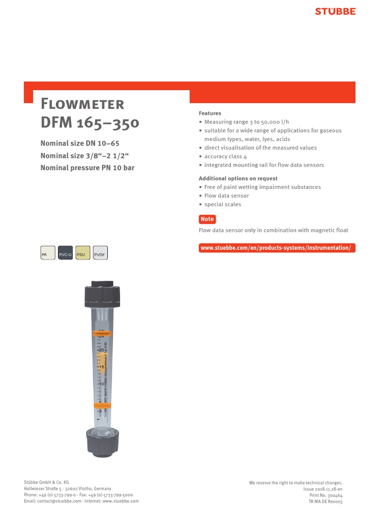 An Overview of the DFM 165–350 Flowmeter: Features, Applications, Functions, and Technical ...