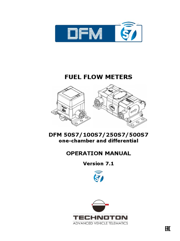 DFM S7 Operation Manual V 1.0 | PDF | Flow Measurement | Bluetooth