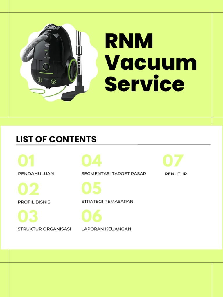 RNM Vacuum Service | PDF