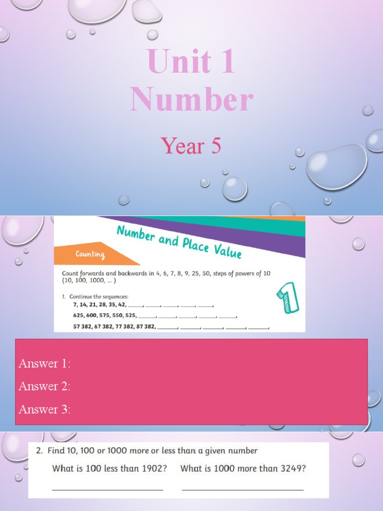 Unit 1 - Number | PDF