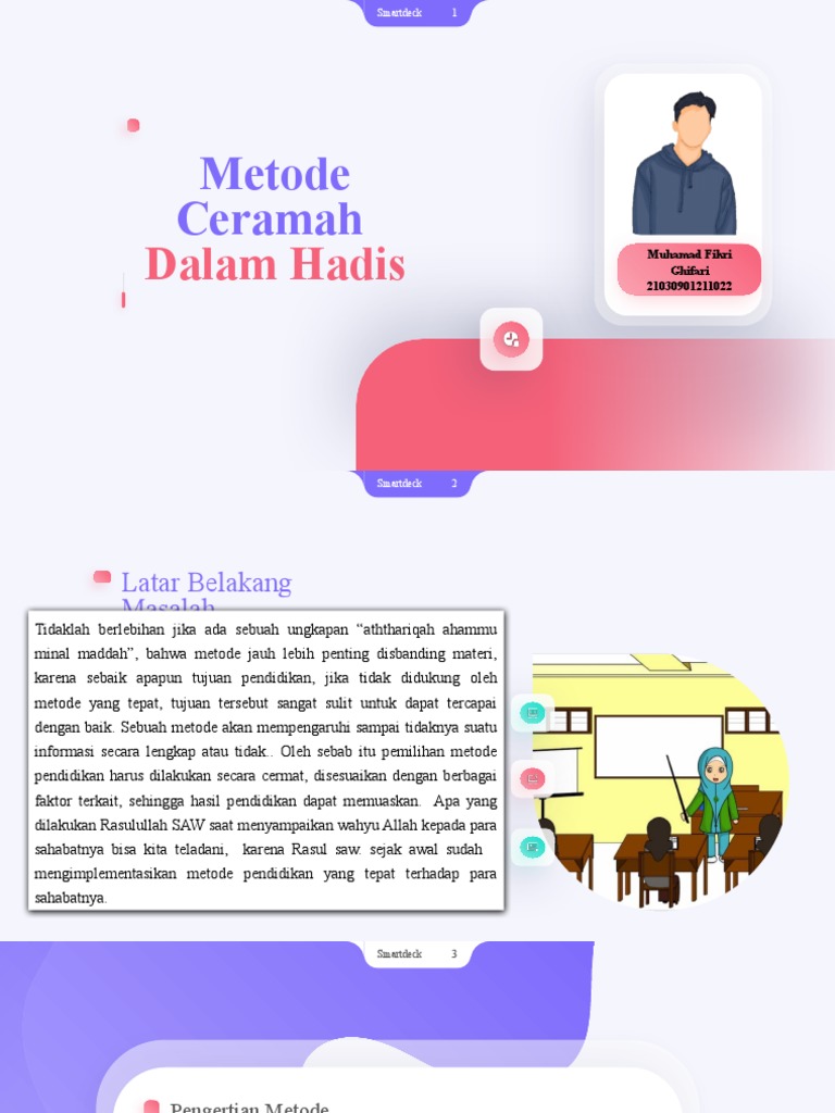 Metode Ceramah Dalam Hadits | PDF