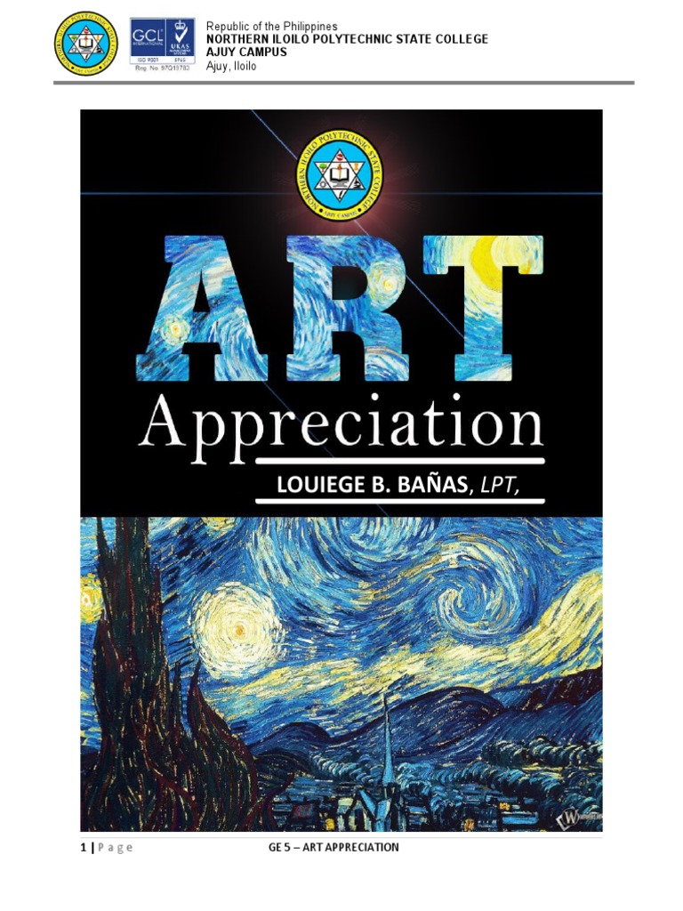 Module 1-8 - Art Appreciation | PDF | Humanities | The Arts