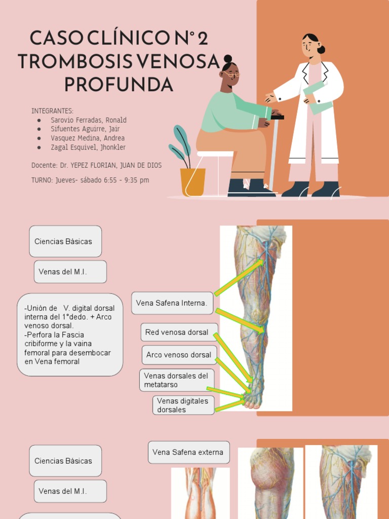 Caso Clínico #2 Trombosis Venosa Profunda | Descargar gratis PDF | Medicina CLINICA ...